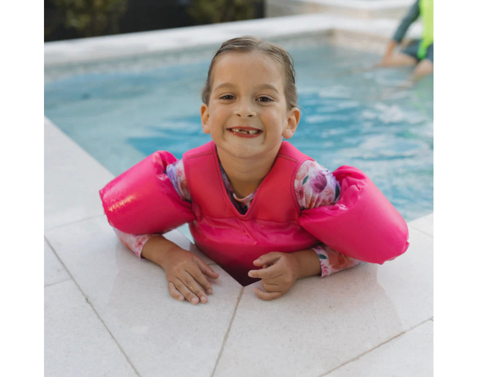 current tyed modern floaties - hot pink – minimono.ca