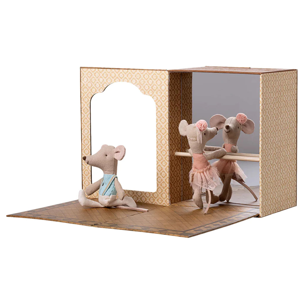 Maileg Ballet Mice in Dance Studio (Little Sister & Brother) – minimono.ca